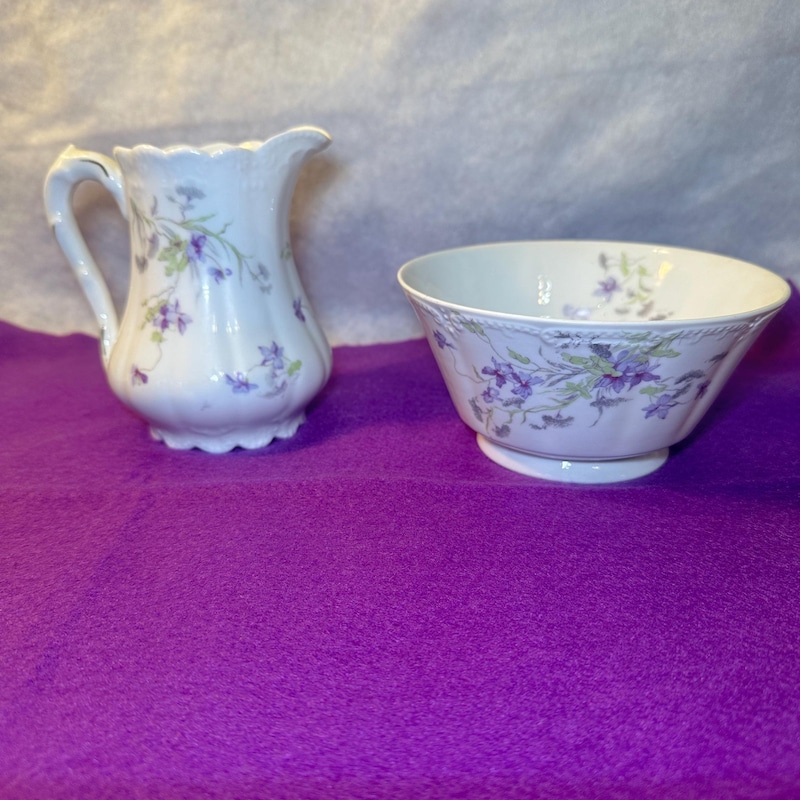 Antique Water Pitcher Bowl - Etsy