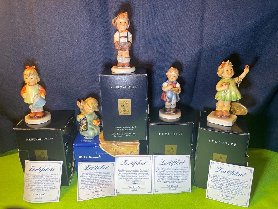 M.I. Hummel Figurines in Original Boxes With Certificate of ...