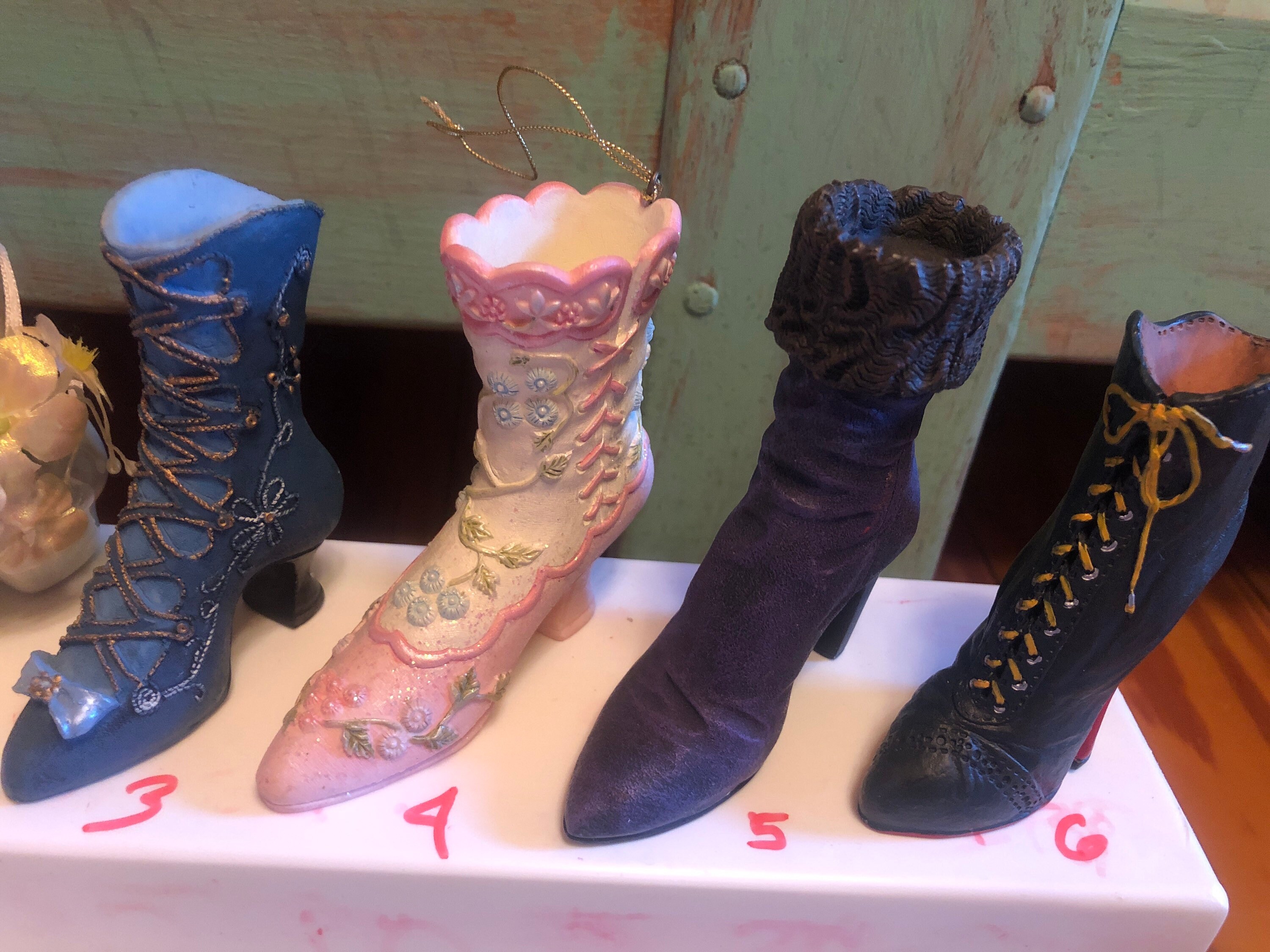 Miniature Boots Collectibles Vintage Miniature Shoes Your - Etsy