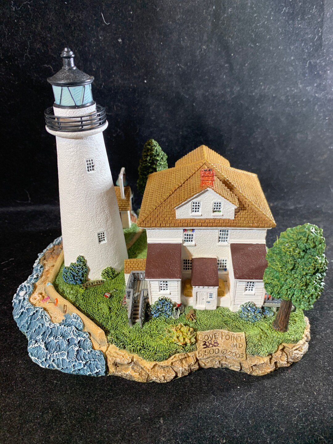 Vintage Harbour Lights Lighthouse Sculpture: 1990s Collectible, NEW in ...