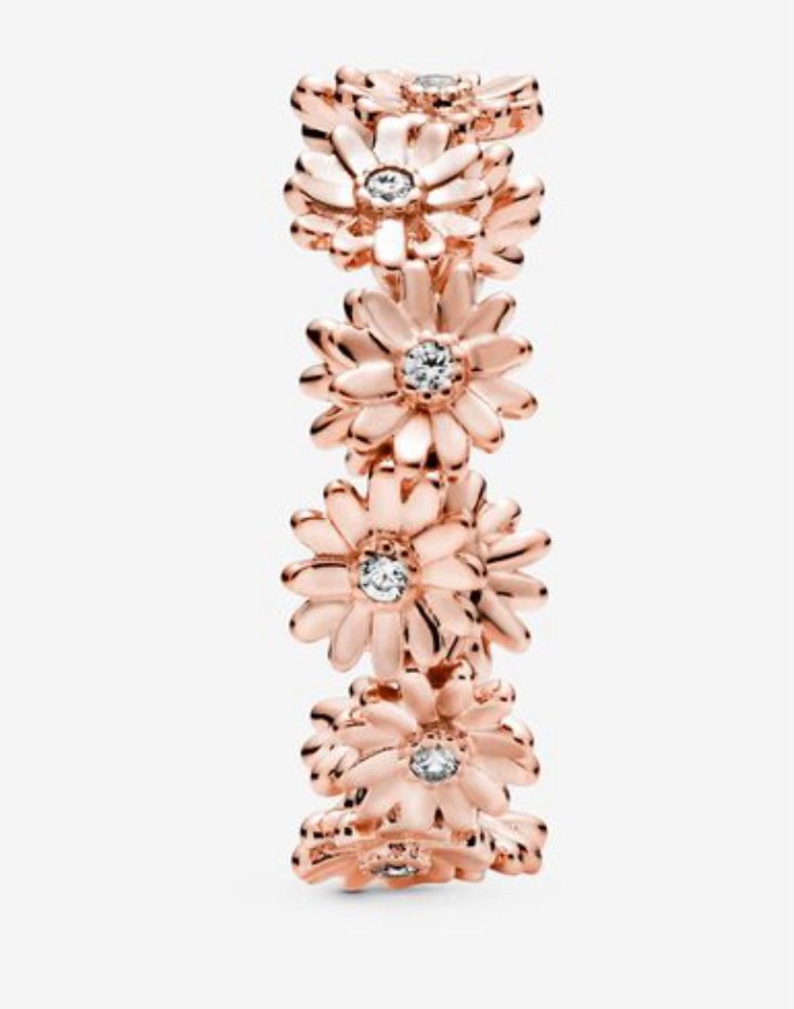 Pandora Sparkling Daisy Flower Crown Ring NEW in Rose Gold - Etsy