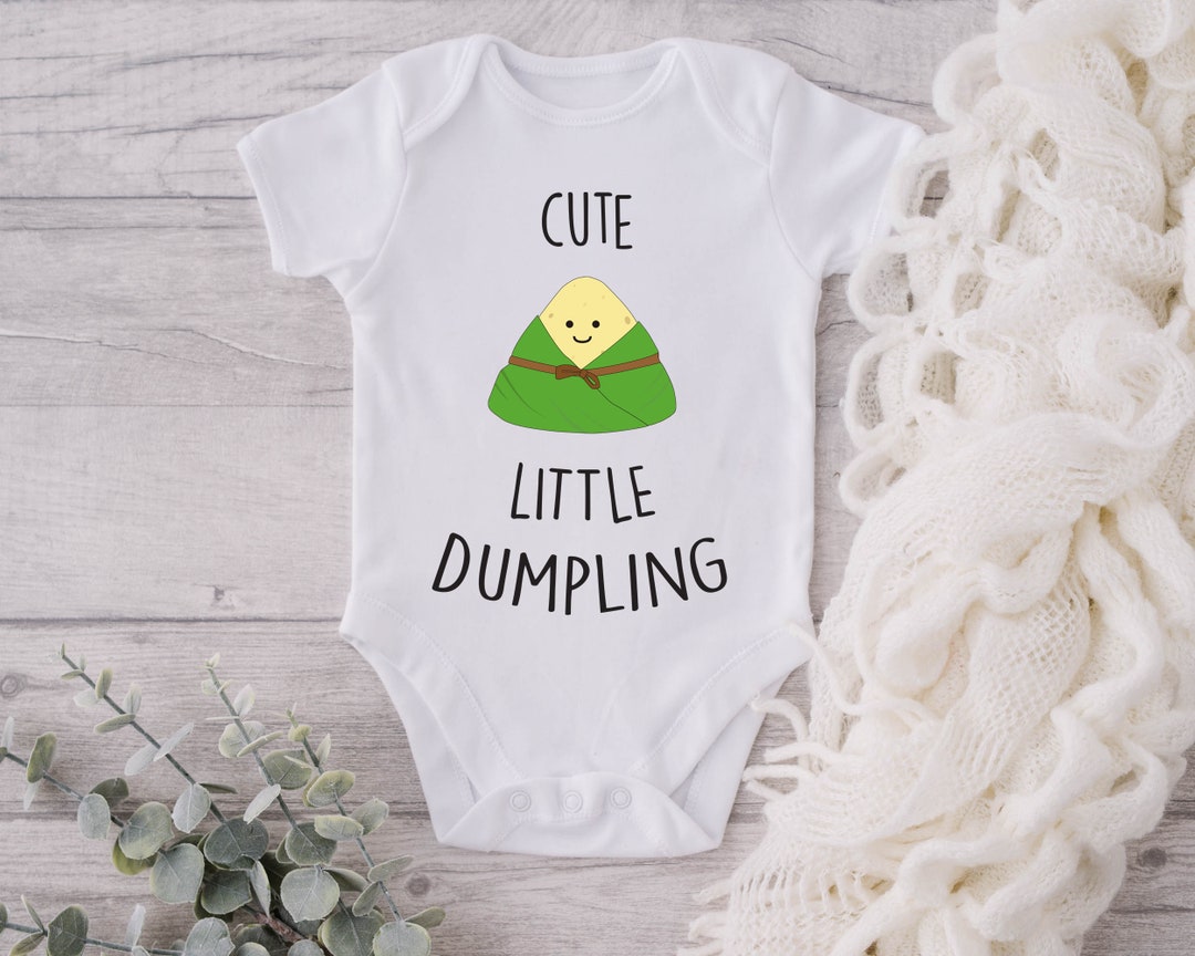 Cute Little Dumpling Baby Onesie® - Cute Baby Dumpling Bodysuit ...