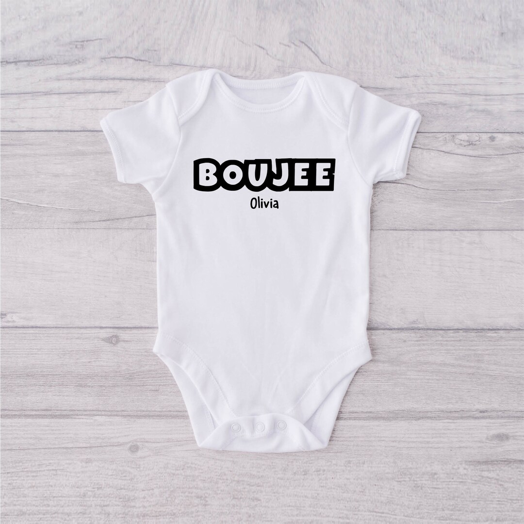 Cute Boujee Personalized Baby Onesie® - Custom Baby Shower Gift Onesie ...