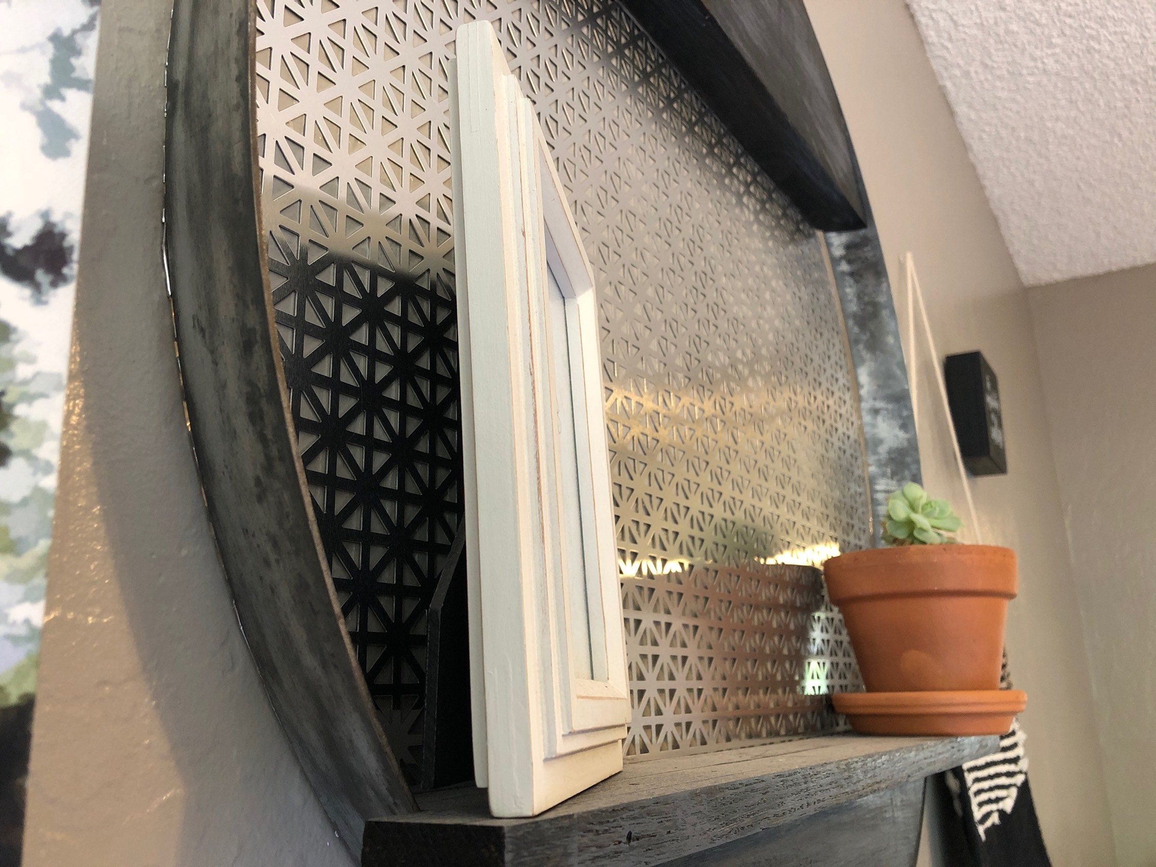 Rustic Glam Shelf - Etsy