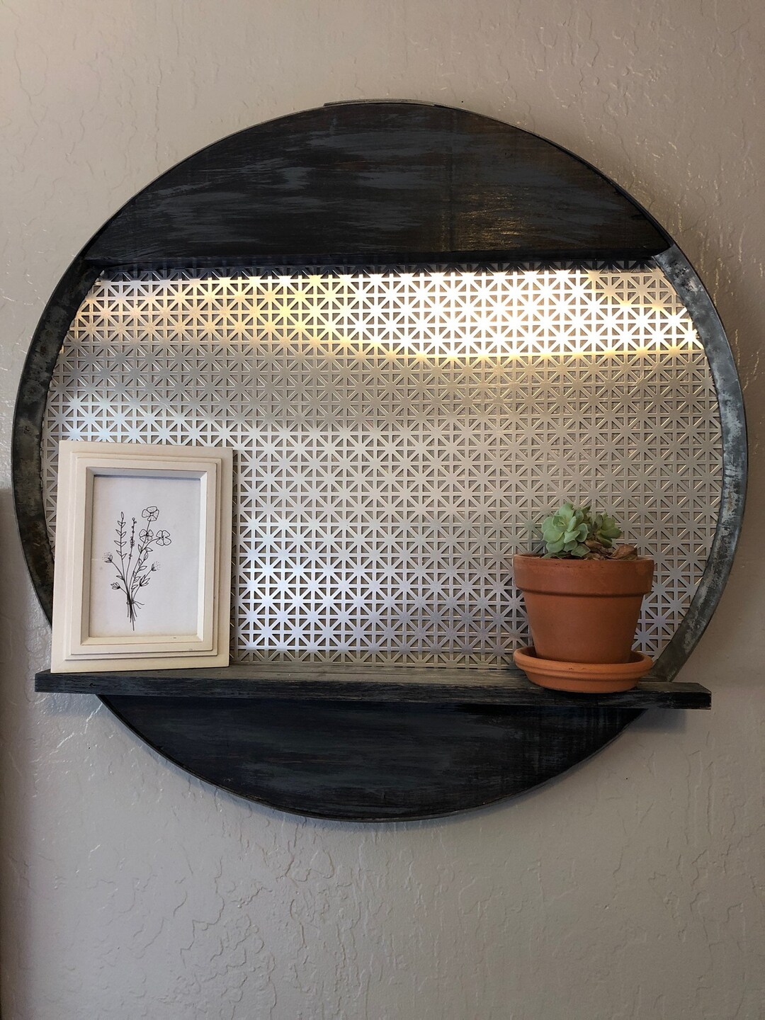 Rustic Glam Shelf - Etsy