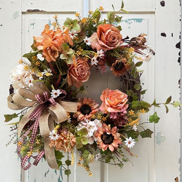 Rustic Fall Wreath - Etsy