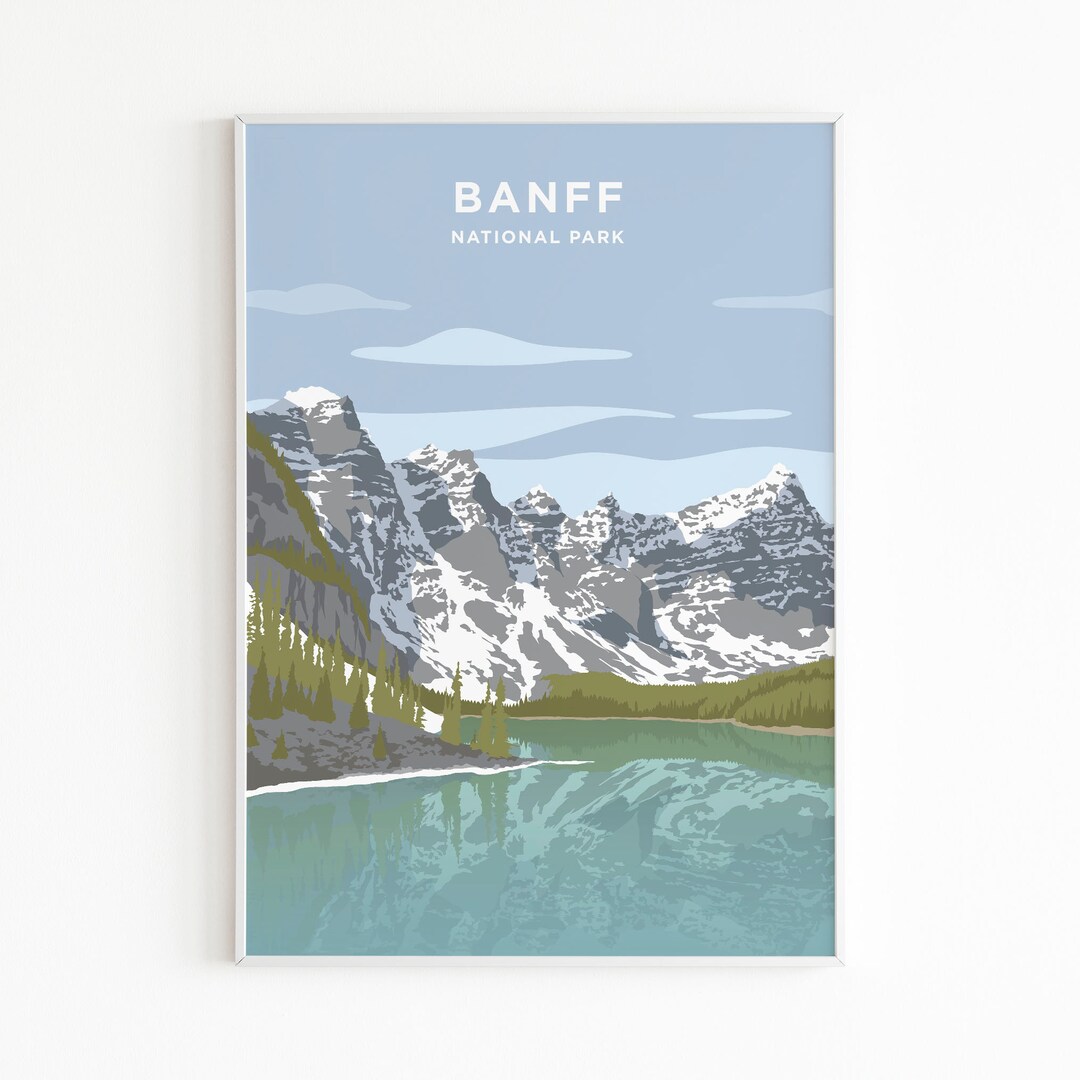 Banff Poster / Print National Park - Etsy UK