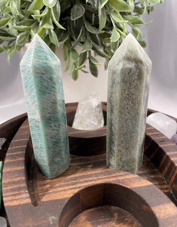 Amazonite Crystal Tower Crystal Tower Crystal Wand | Etsy