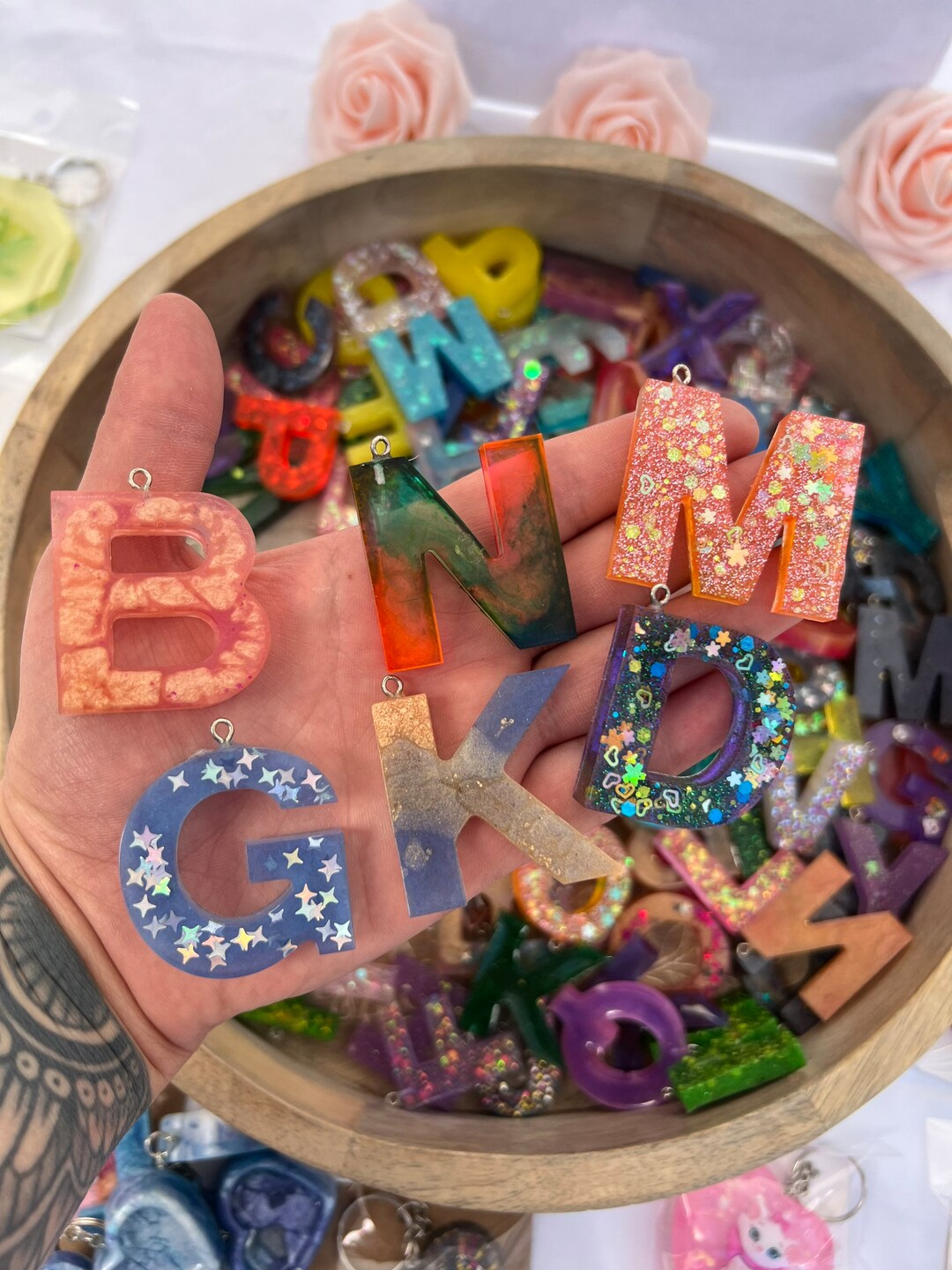 ADD ON Letter to Keychain, Keychain, Letter Keychain, Personalized ...