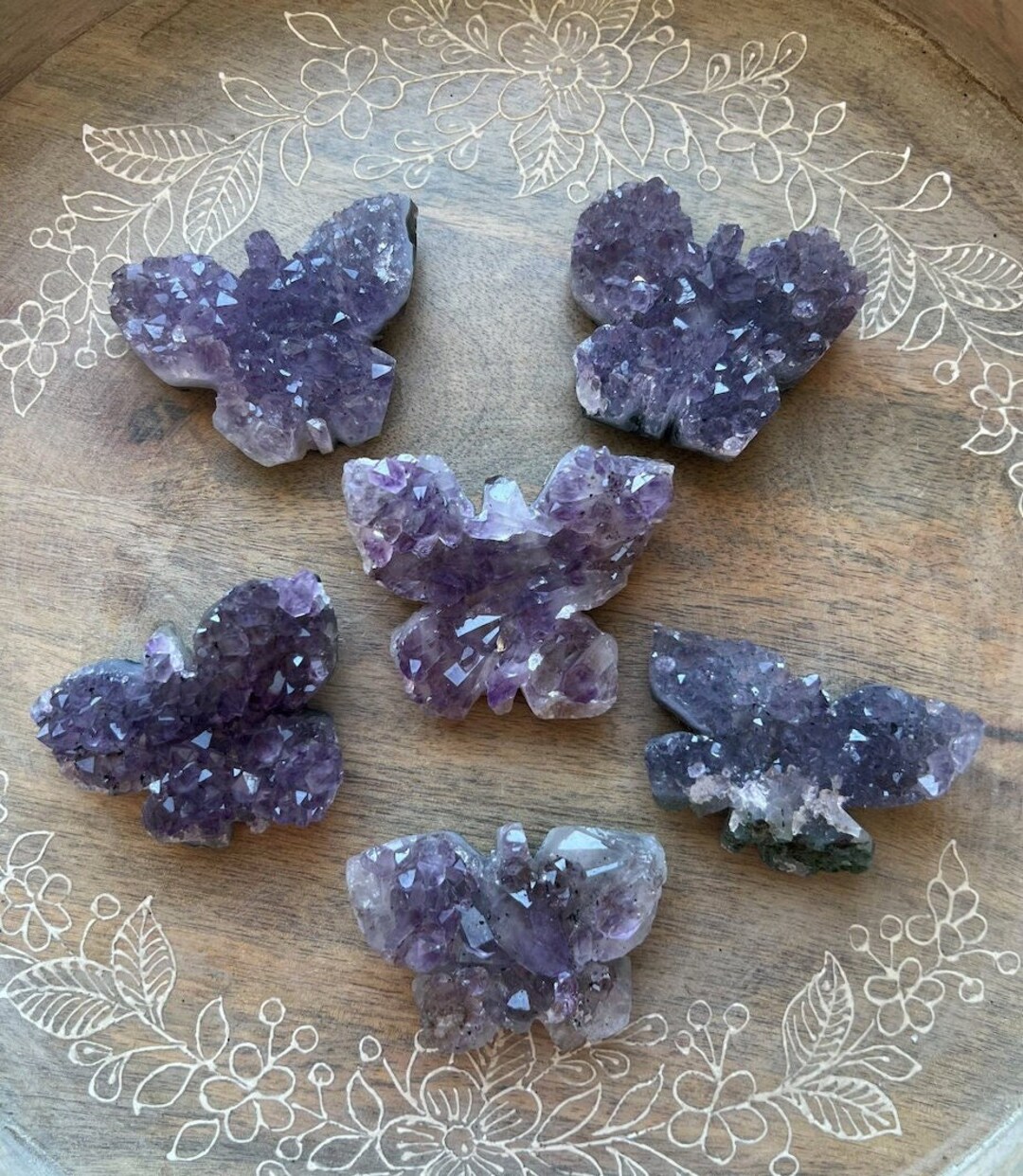 Amethyst Butterfly Cluster, Amethyst, Amethyst Crystal, Butterfly ...