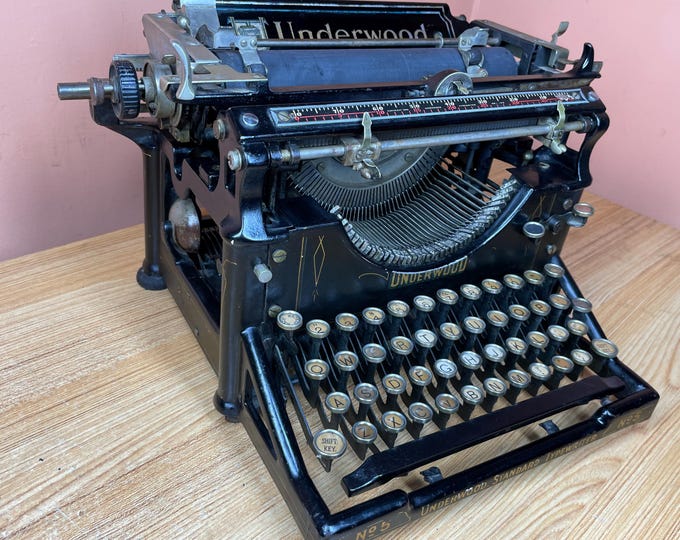 1920 Underwood No.5 Working Antique Desktop Typewriter W New Ink - Etsy
