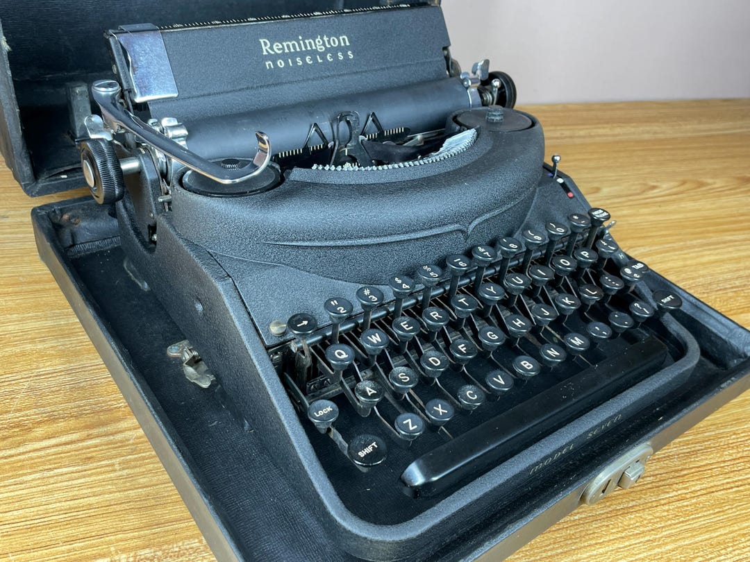 Excellent! 1947 Remington Noiseless Model 7 Serviced Working Portable ...