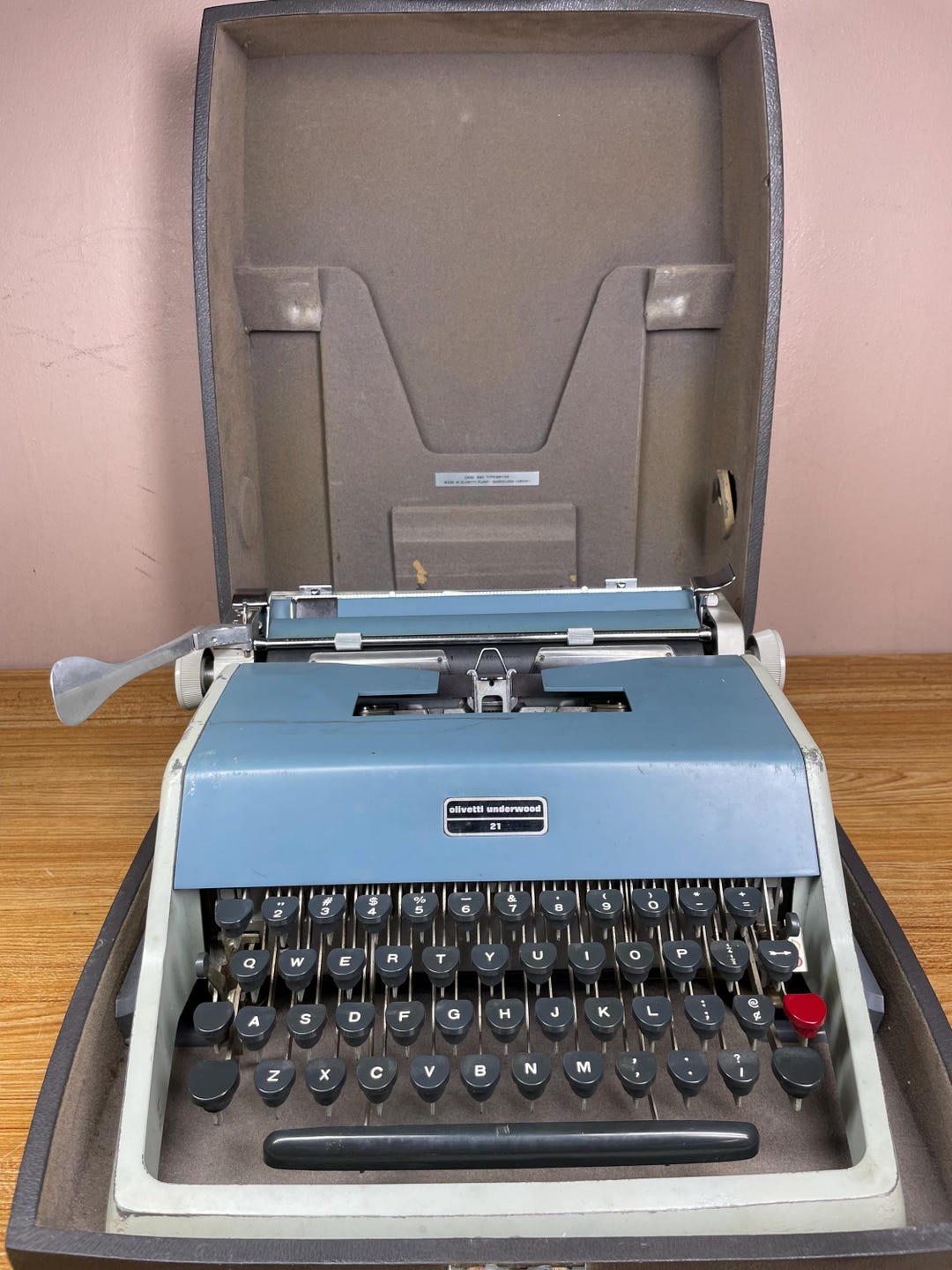 1962 Olivetti Underwood Model 21 Serviced Working Portable Elite ...