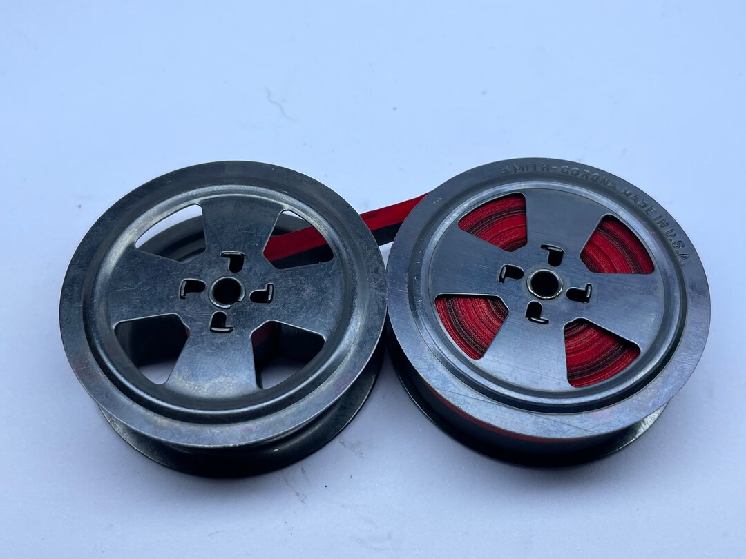 Twin Metal Spools W New Black/red Ink for Smith-corona Portable ...