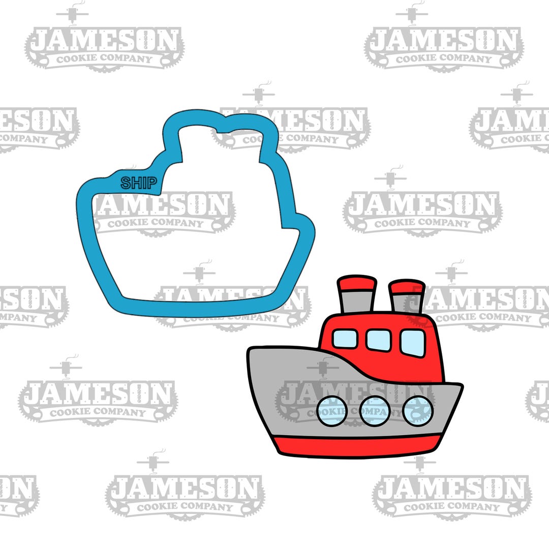 Ship Cookie Cutter - Cruise Ship Boat - Etsy