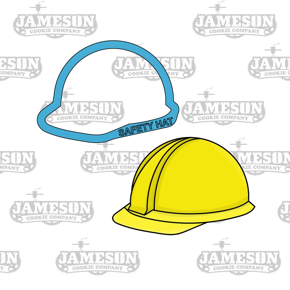 Safety Hard Hat Cookie Cutter - Construction Theme Birthday Party - Etsy