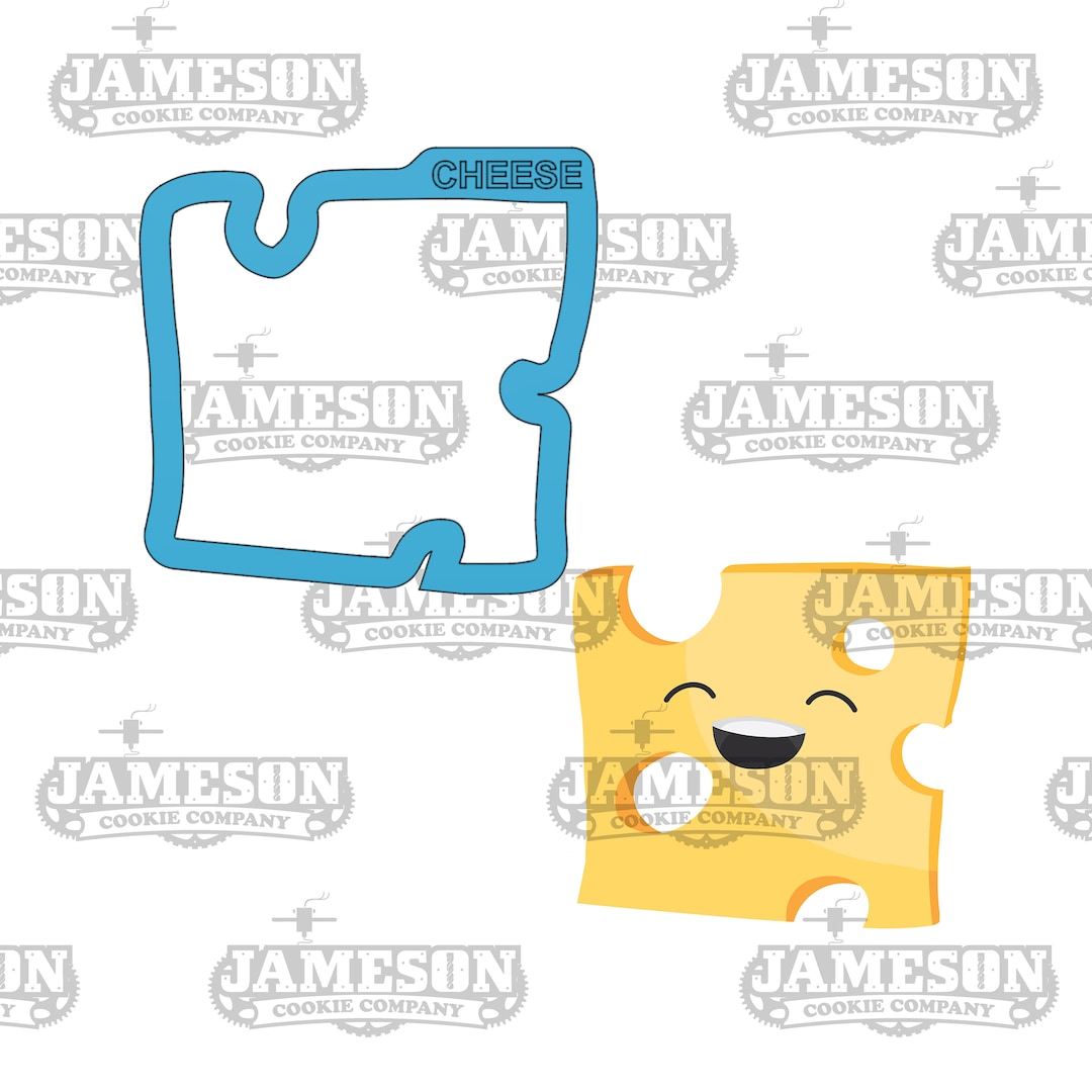 Cheese Slice Cookie Cutter -perfect Match Version, Go Together Like - Etsy