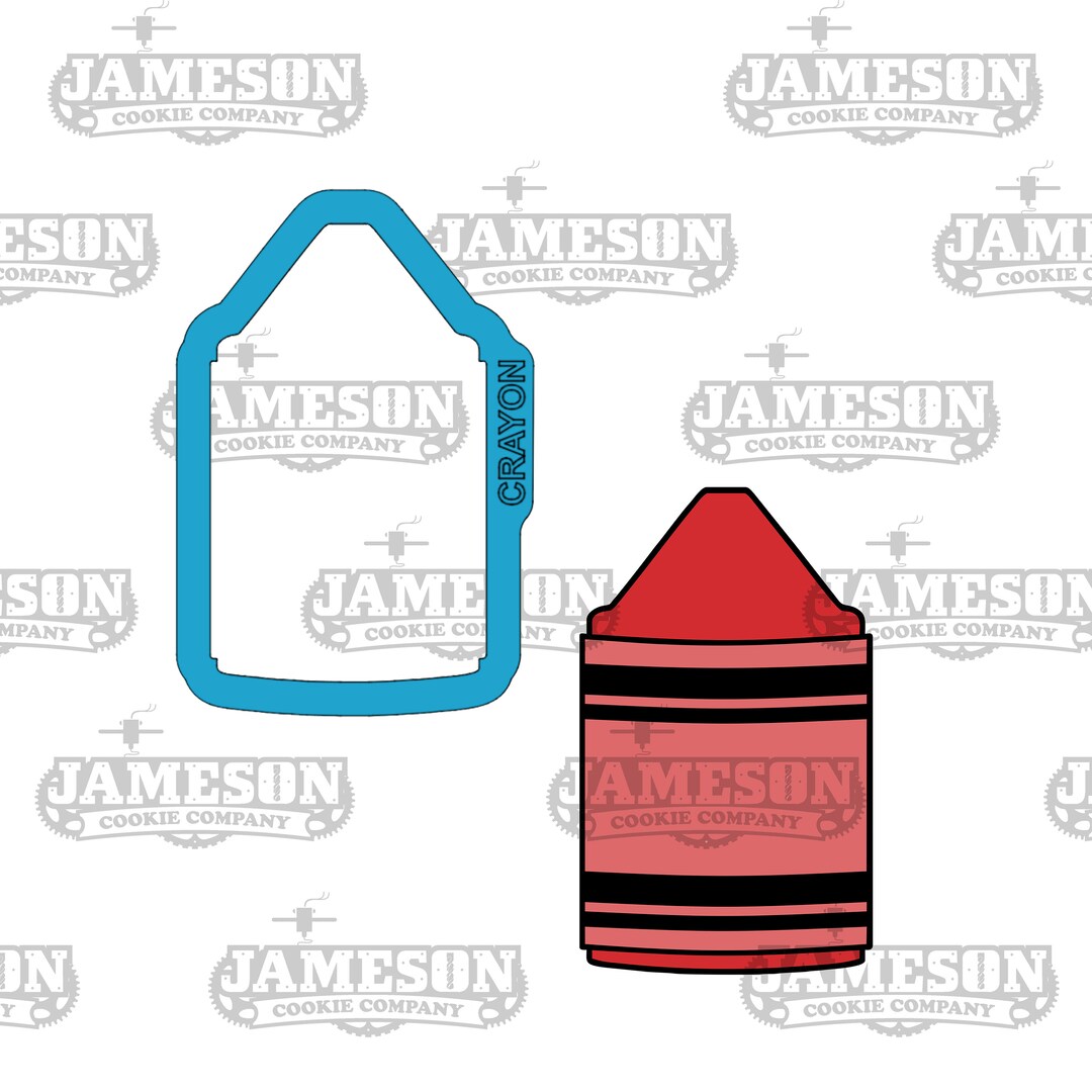 Chubby Crayon Cookie Cutter - Teacher Appreciation, Back to School ...