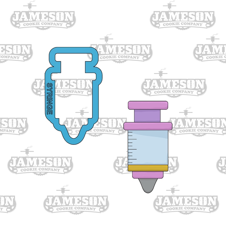 Syringe Injection Cookie Cutter Nurse Doctor Medical Theme | Etsy