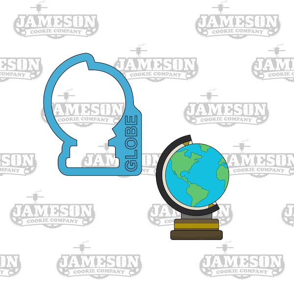 Globe Cookies - Etsy