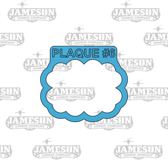 Plaque 6 Cookie Cutter Frame Shape Plaque | Etsy