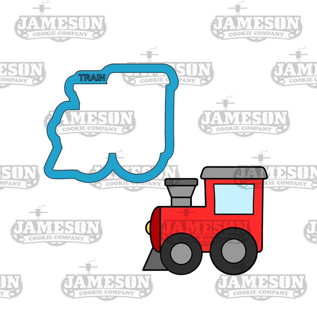 Train Engine Cookie Cutter - Etsy
