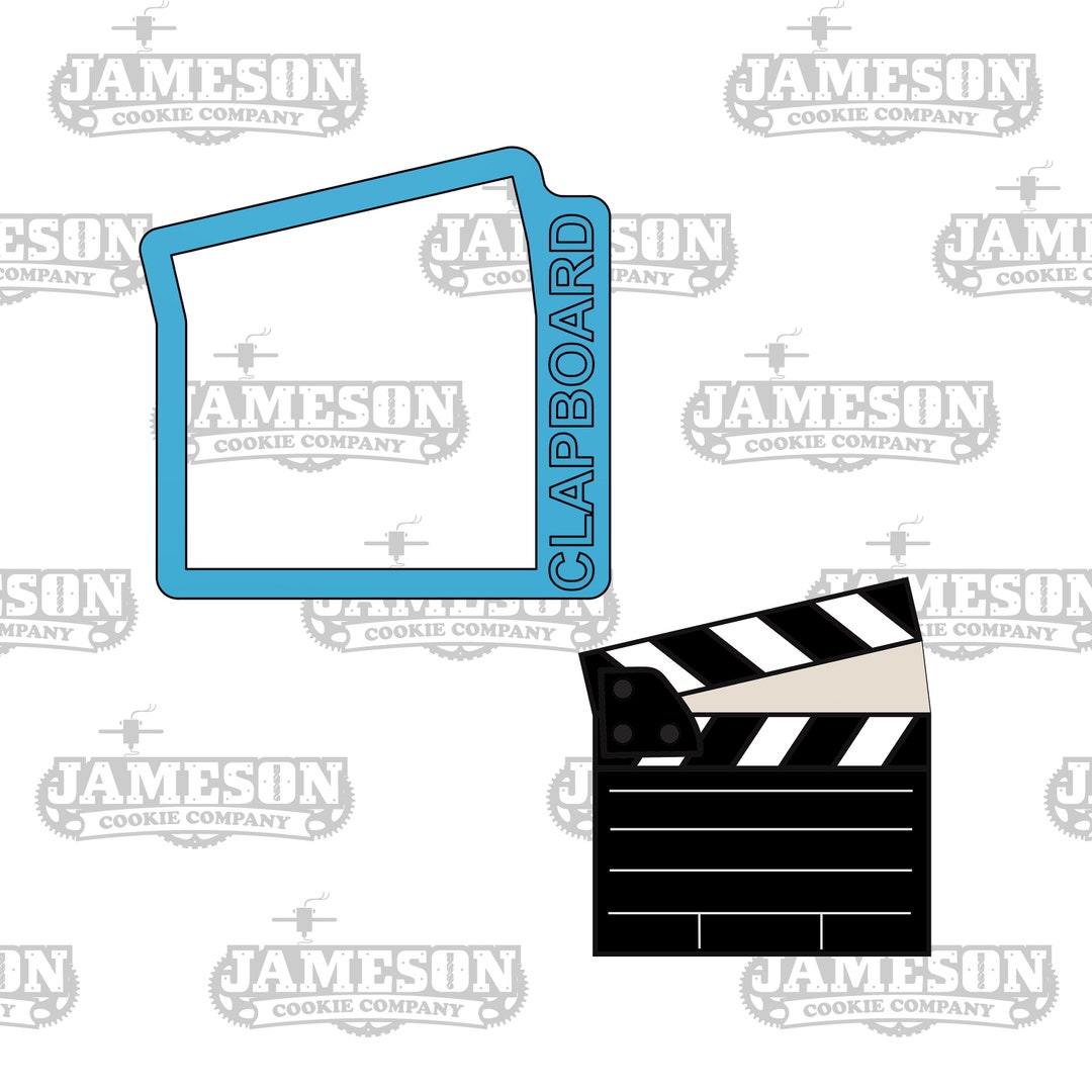 Movie Clapboard Cookie Cutter - Clap Board - Director Cut Theater ...