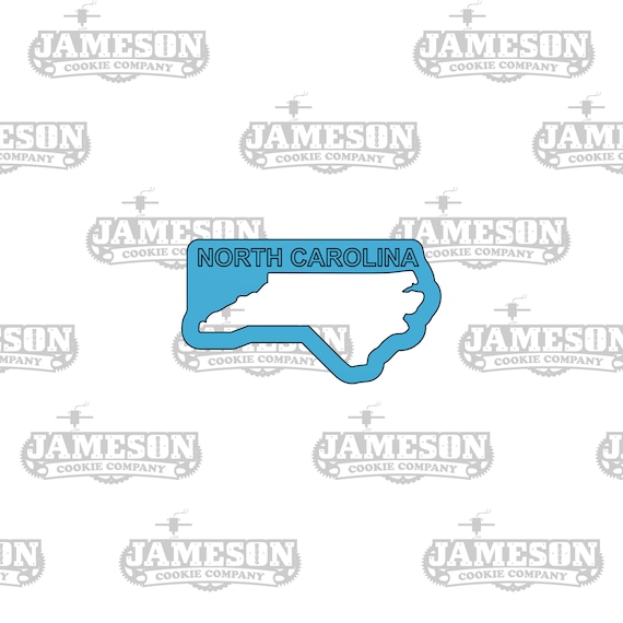 North Carolina State Shape Cookie Cutter | Etsy