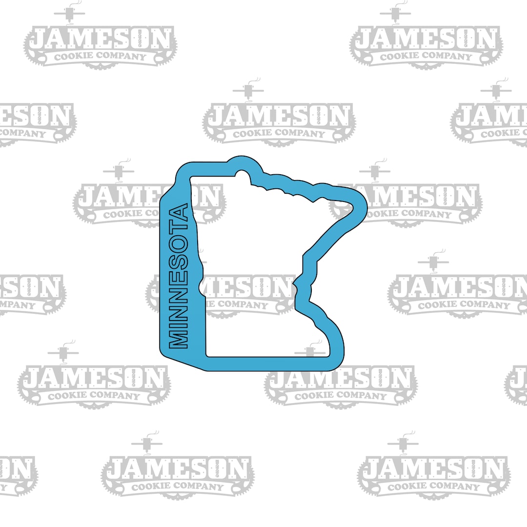 Minnesota State Shape Cookie Cutter - Etsy