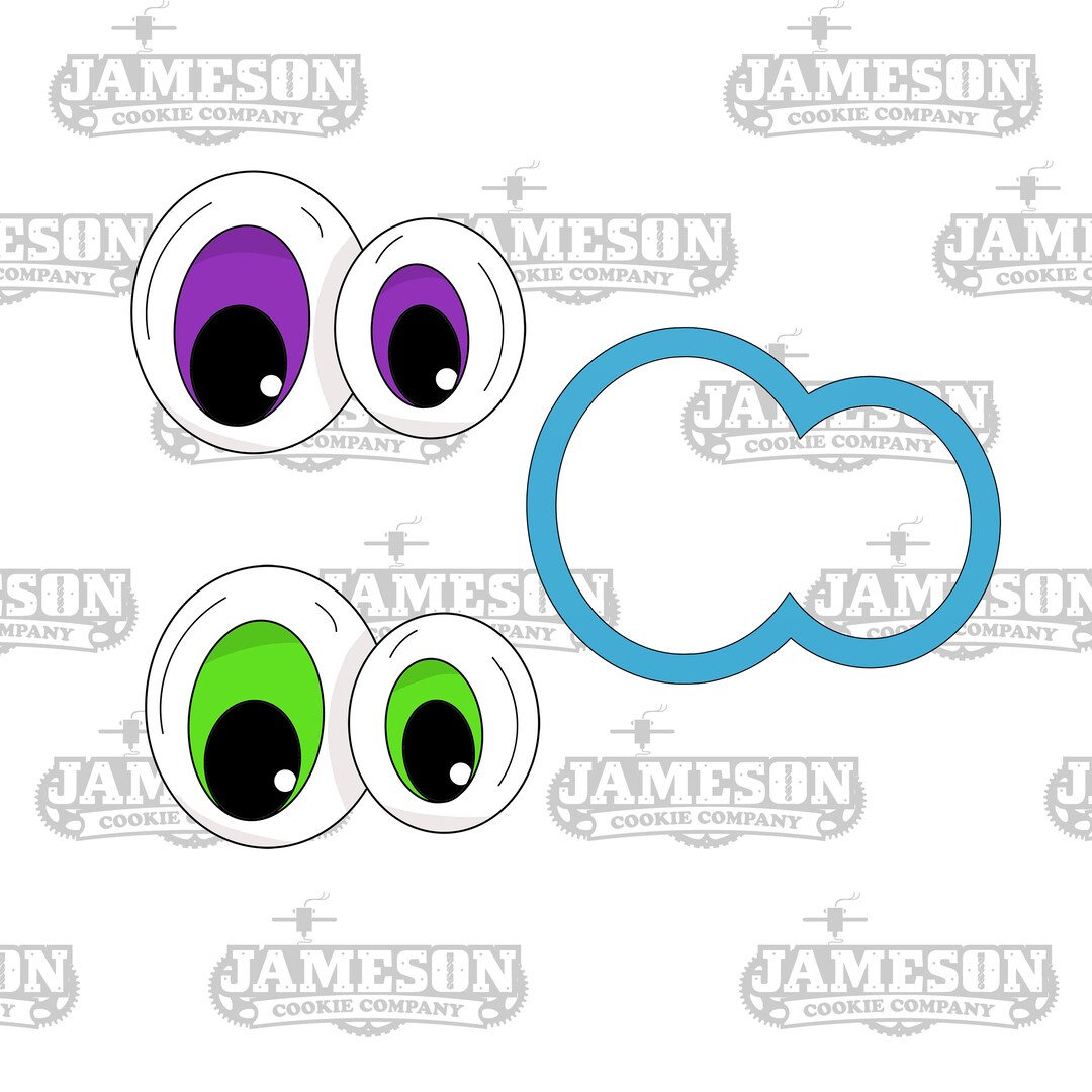 Spooky Eyes Cookie Cutter - Monster Eyes Cookie Cutter - Etsy