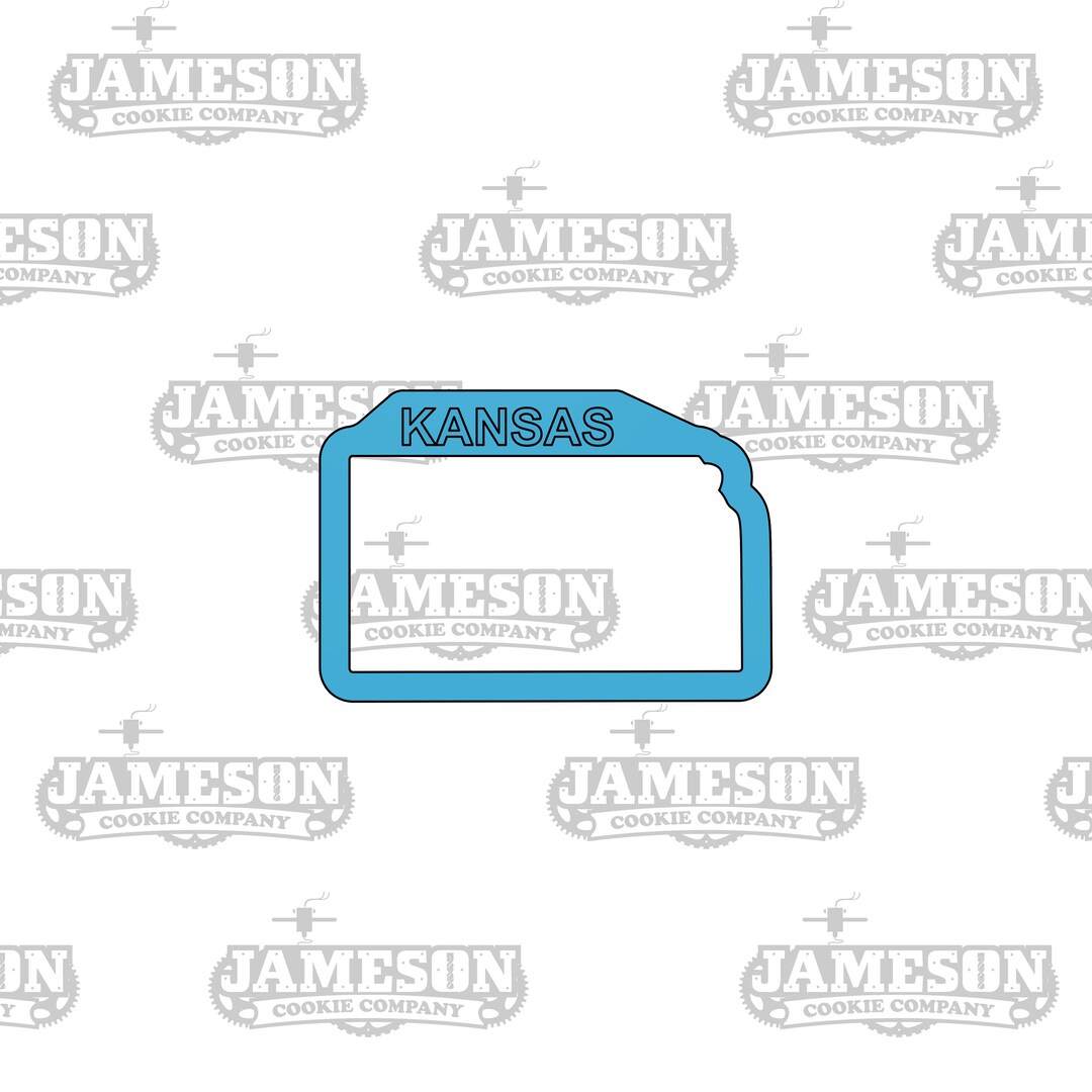 Kansas State Shape Cookie Cutter - Etsy