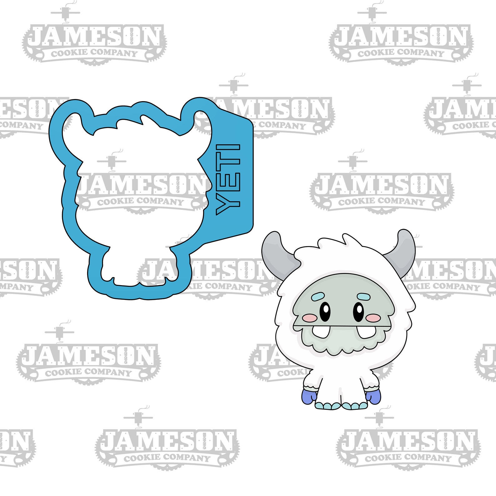 Yeti Cookie Cutter Abominable Snowman | Etsy