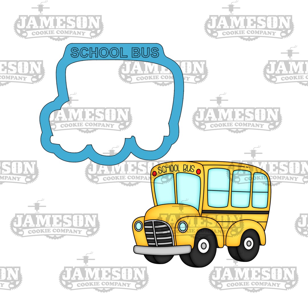 School Bus Cookie Cutter - Back to School, Teacher Appreciation Theme ...
