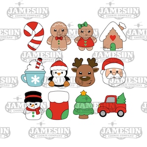 Christmas Cookie Cutter Set - 36 Piece Christmas Holiday Set, Perfect ...