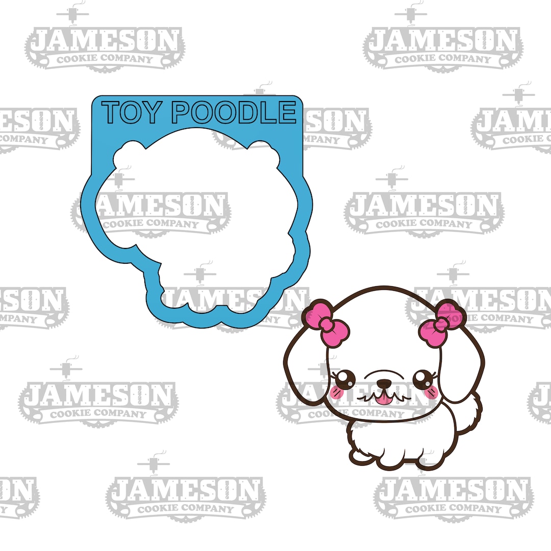 Toy Poodle Cookie Cutter - Dog Cookie Cutter - Etsy