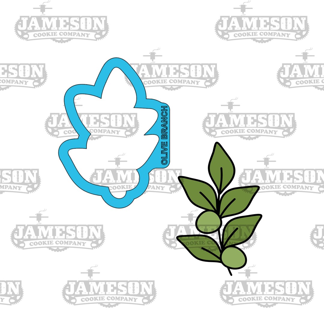 Olive Branch Cookie Cutter - Hanukkah Theme - Etsy