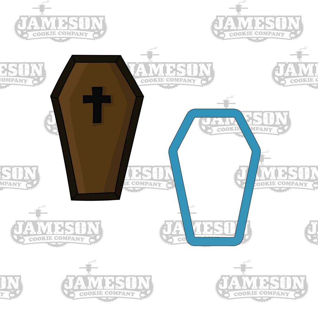 Coffin Cookie Cutter - Halloween Cookie Cutter - Etsy