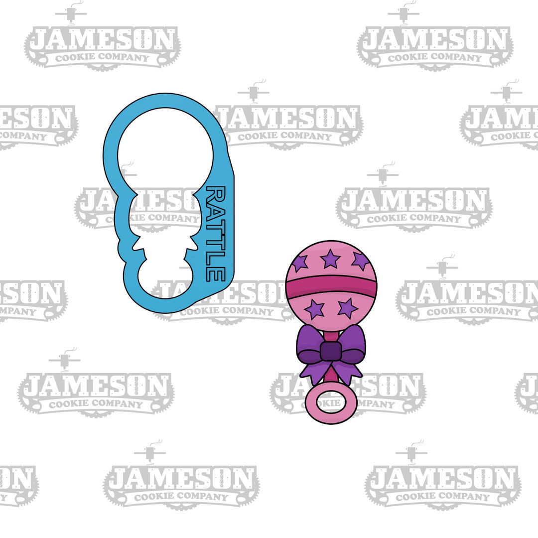 Baby Rattle Cookie Cutter - Baby Shower - Fondant Cutter - Etsy