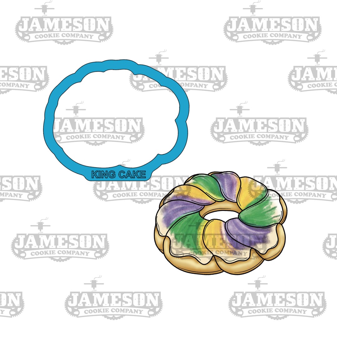 Mardi Gras King Cake Cookie Cutter - New Orleans, Fat Tuesday - Etsy
