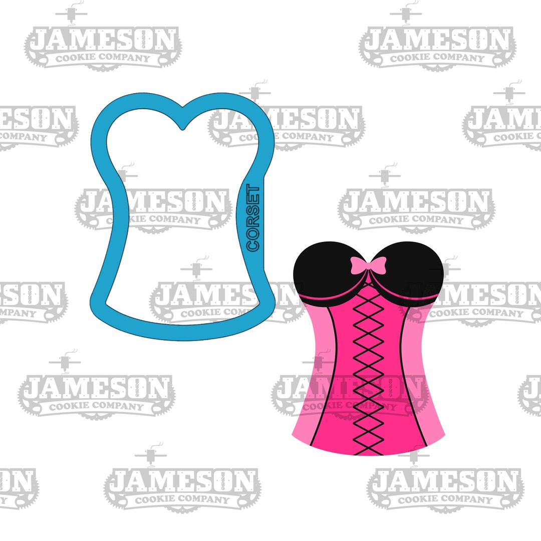 Corset Lingerie Cookie Cutter - Bachelorette, Wedding Theme - Etsy