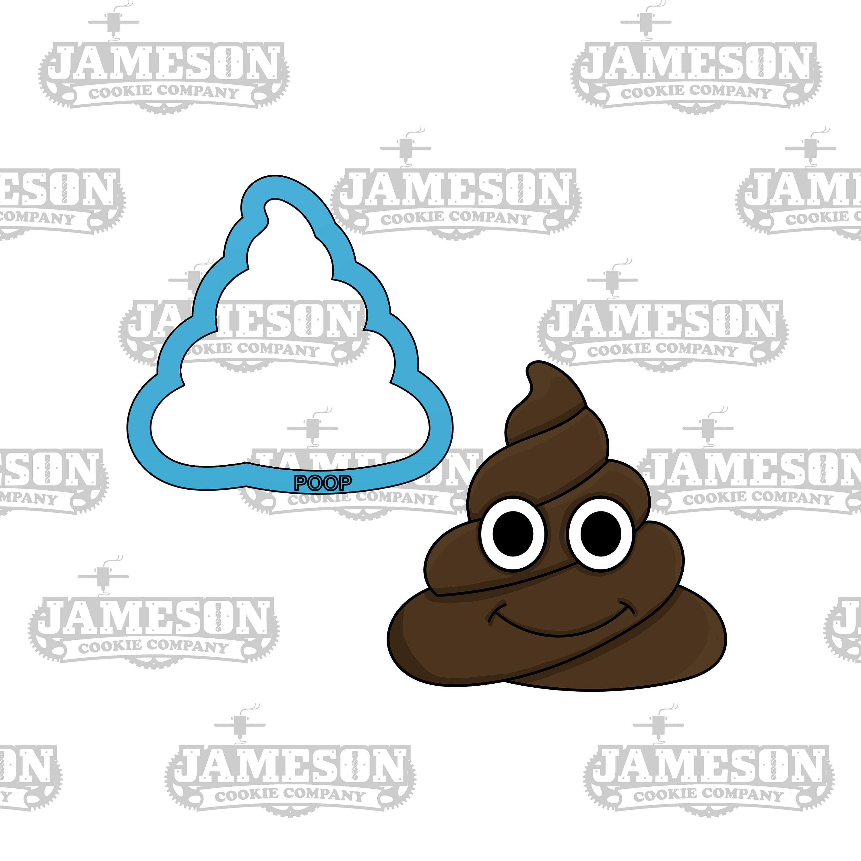 Poop Emoji Cookie Cutter - Fondant - Swirl Cookie Cutter - Etsy