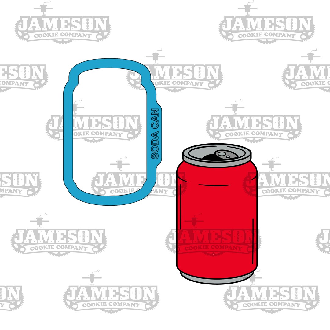 Soda or Beer Can Cookie Cutter - Etsy
