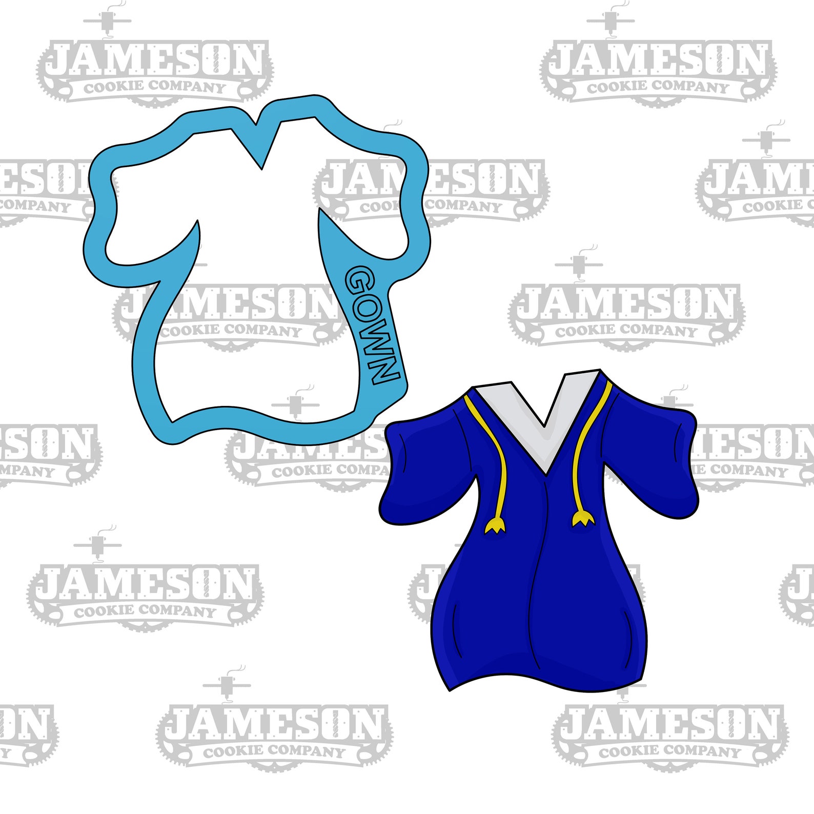 Graduation Gown Cookie Cutter Senior Graduation 2020 - Etsy