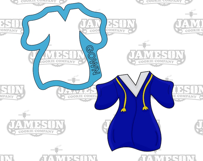 Graduation Gown Cookie Cutter Senior Graduation 2020 - Etsy