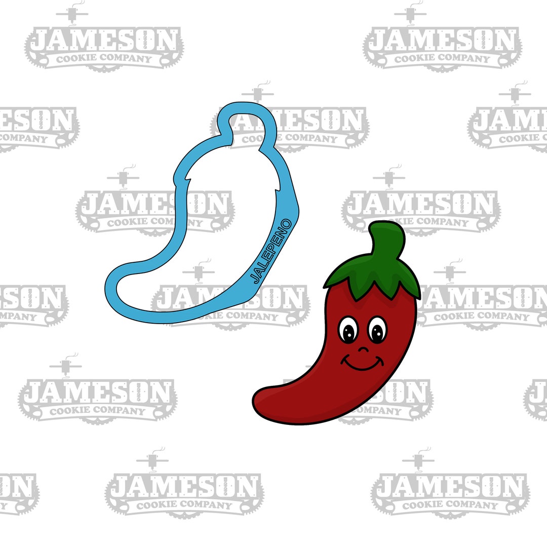 Jalapeno Chili Pepper Cookie Cutter - Cinco De Mayo Theme - Etsy