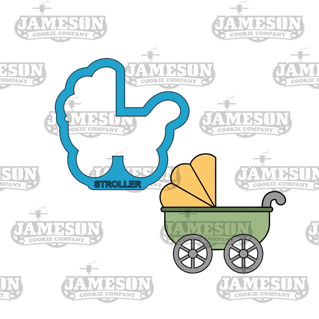 Baby Stroller Cookie Cutter - Boy Girl Baby Shower Theme - Etsy