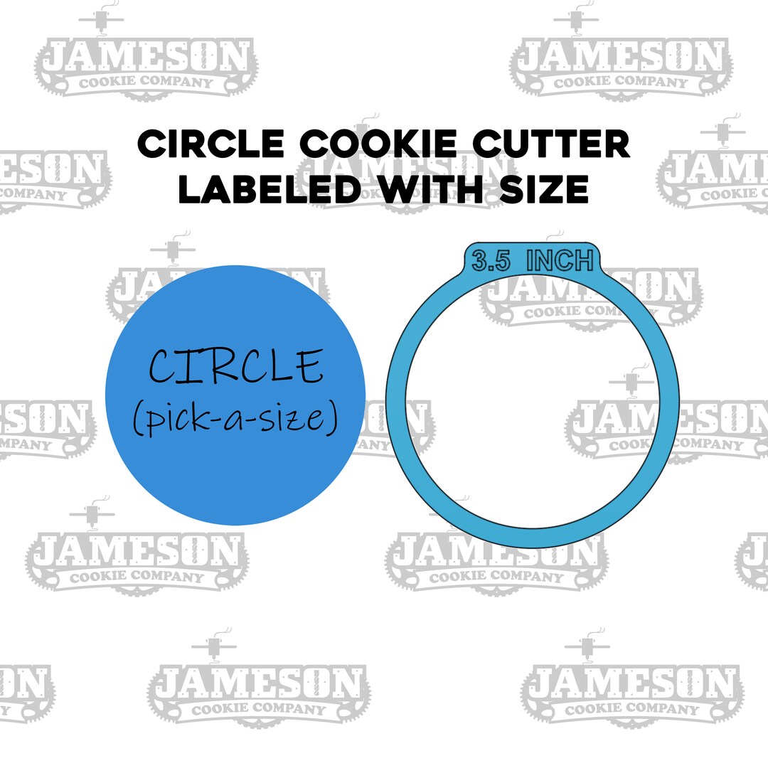 Circle Shaped Cookie Cutter - Etsy