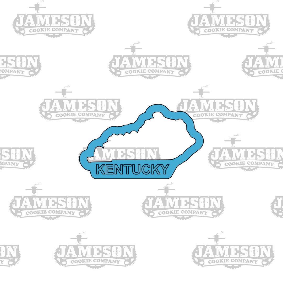 Kentucky State Shape Cookie Cutter - Etsy