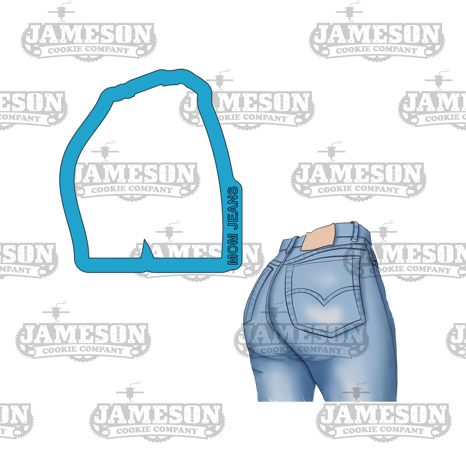Mom Denim Jeans Cookie Cutter - Mother's Day Theme, Mom - Etsy