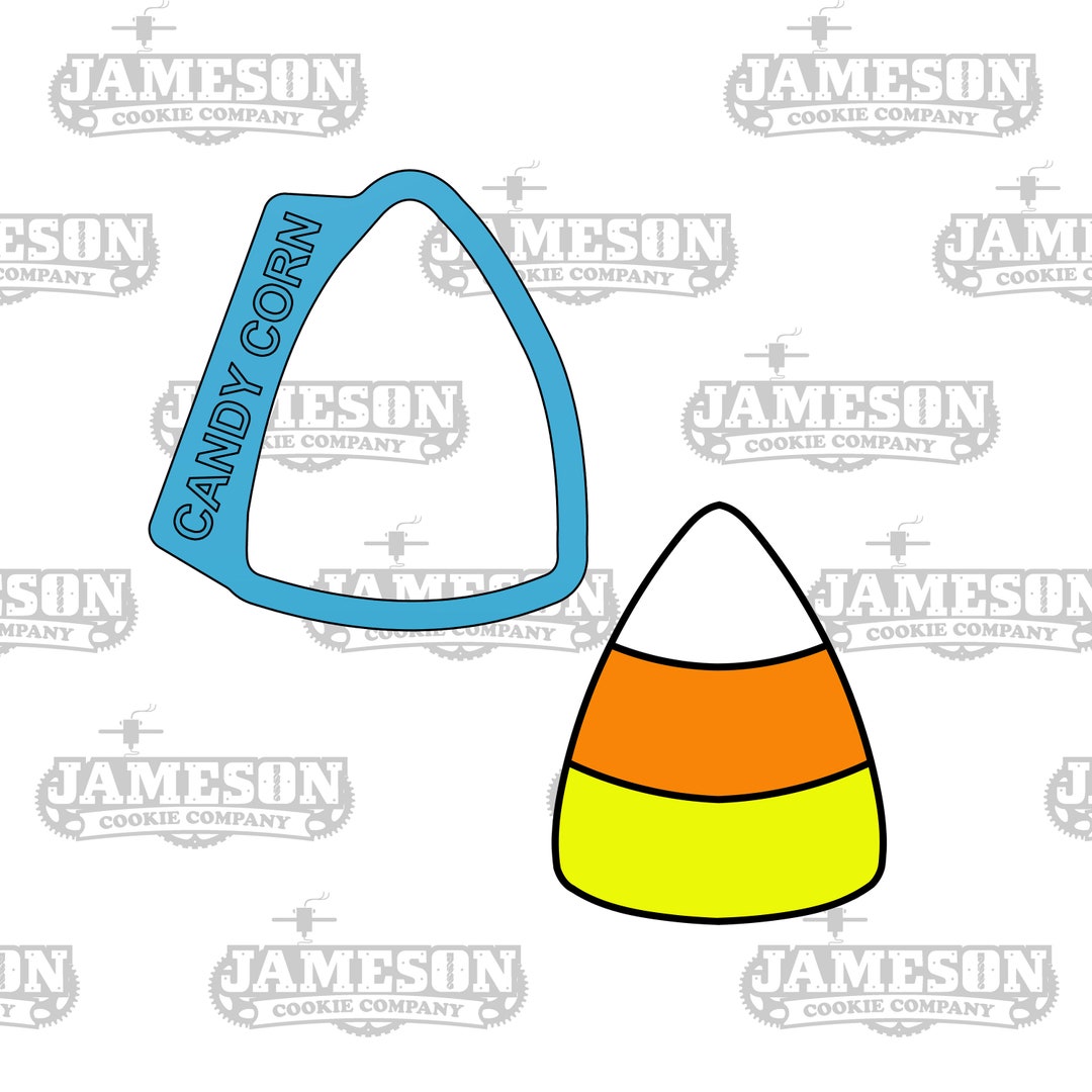 Candy Corn Cookie Cutter - Fall Cookie Cutter - Halloween Cookie Cutter ...